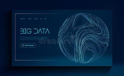 Global Big Data Cloud Network Futuristic Background Abstract Digital Technology Background