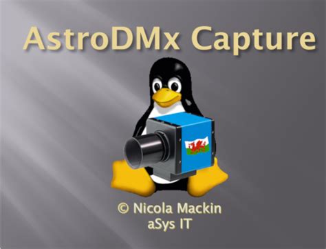 X Bit Astro Imaging AstroDMx Capture For Linux Released
