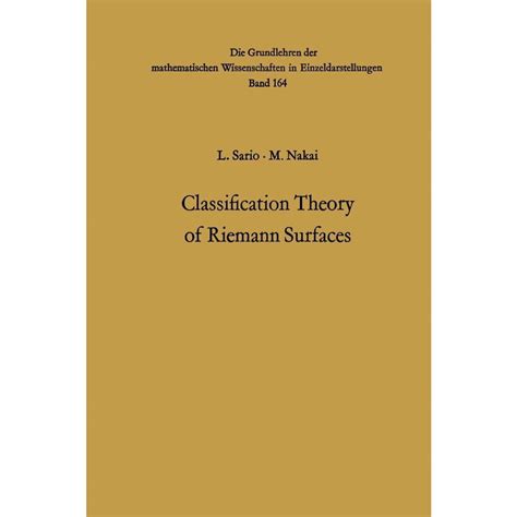 Classification Theory Of Riemann Surfaces Em Promoção Ofertas Na Americanas