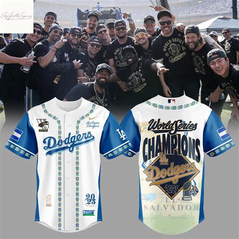 Los Angeles Dodgers Back To Back Champions Salvadoran Heritage 2025