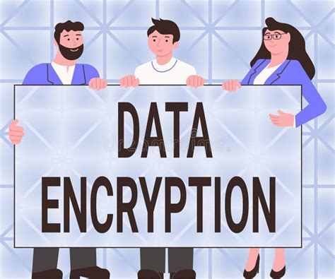 Text Showing Inspiration Data Encryption Business Idea Symmetrickey Algorithm For The