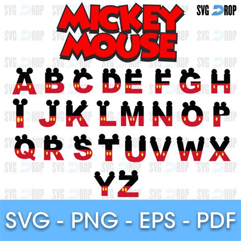 Mickey Mouse Writing Font Name Personalised Wooden Free Standing