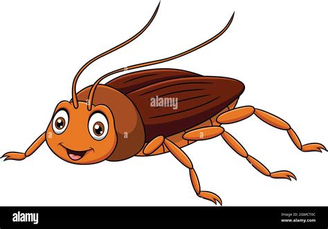 Cute Cockroach Cartoon Vector Illustration Stock Vector Image And Art Alamy