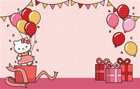 Birthday Hello Kitty Background Fastest Delivery