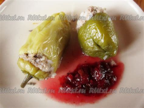 Фаршированные перцы с мясом и рисом 10 фото в рецепте