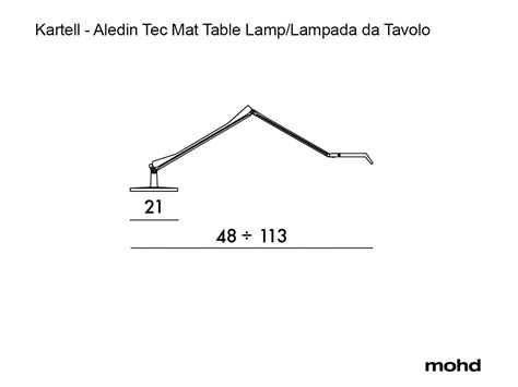 Aledin Tec Mat Lampada Da Tavolo Kartell Mohd Shop