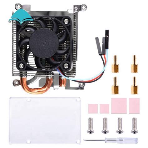 Pwm Tower Cooling Fan For Raspberry Pi 3b3b4b Pwm Speed Regulating Cooling Thermal Cooling