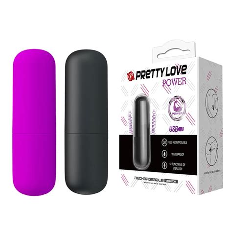 Pretty Love USB Rechargeable Sex Vibrator Speed Vibrating Bullet Vibrator G Spot Massager