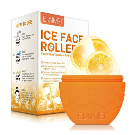 K1kb 얼굴 및 눈용 아이스 롤러 실리콘 아이스 몰드 페이셜 마사지 뷰티 스킨 케어 도구 키트 미세 라인 제거 모공 축소 Aliexpress