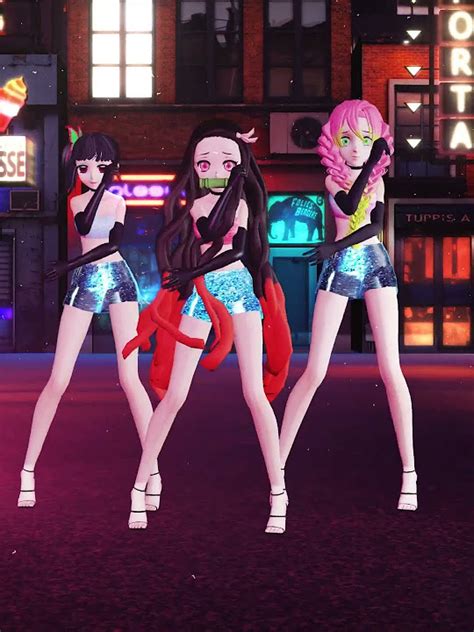 Kanao Nezuko And Mitsuri Ice Cream Mmd Demonslayer Youtube