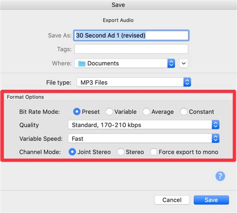 How Do I Save An Audacity File As Mp3 Ins