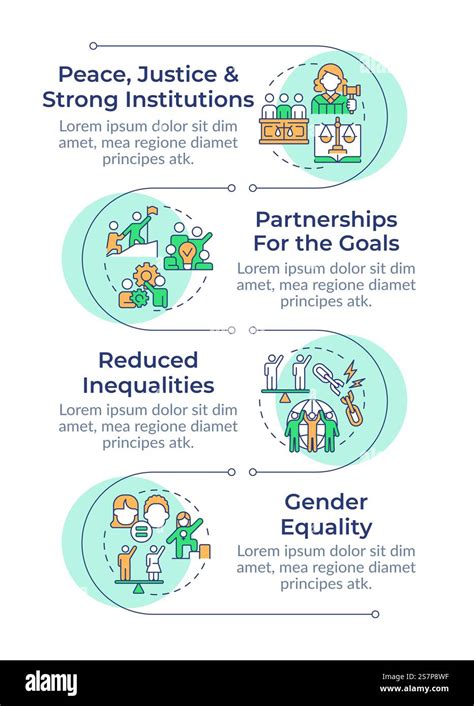 Equal Opportunities Infographic Vertical Sequence Stock Vector Image And Art Alamy