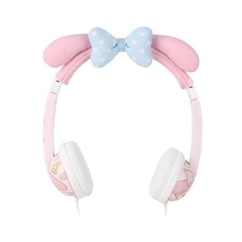 My Melody Pochacco Sanrio 3d Headphones W Volume Limiter And Mic
