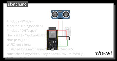 Read And Write Sensor Data In Cloud Wokwi Esp32 Stm32 Arduino Simulator