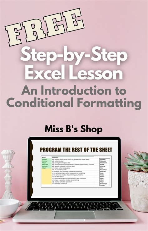 Microsoft Excel Introduction To Conditional Formatting