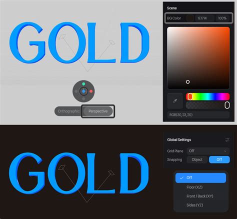 How To Create A Gold 3d Text Effect In Spline Envato Tuts