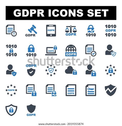 Data Security Icons Stcodelock Vector Illustration Stock Vector Royalty Free 2019355874