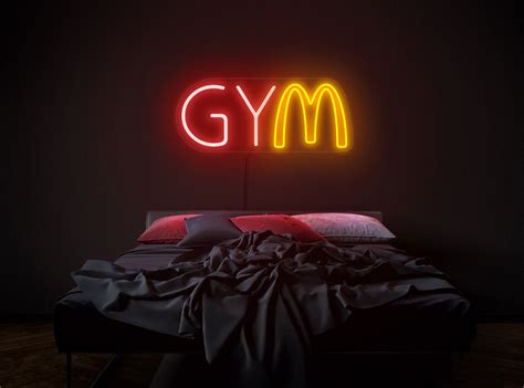 Gym Neon Sign Gym Led Sign Gym Neon Light Gym Light Sign Gym Wall
