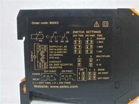 Selec 800xc Din Rail Cyclic Timer At Rs 1200 Piece Din Rail Timer In Bhavnagar Id 2852422205688