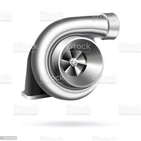 벡터 일러스트 레이 션 자동차 터보 차저 압축기 현실적인 3d 아이콘 엔진에 대한 스톡 벡터 아트 및 기타 이미지 엔진 터보과급기 기계 부분 Istock