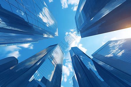 现代建筑与玻璃幕墙插画图片下载 正版图片601517750 摄图网