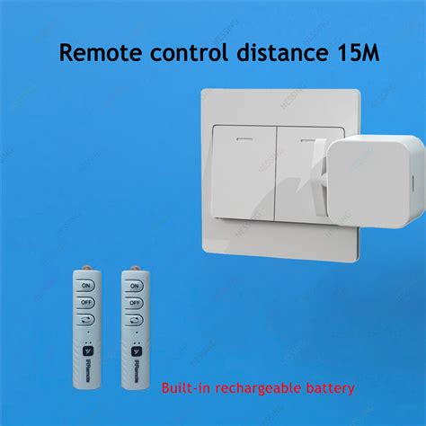 Smart Control With App Wiring Free Wireless Remote Control Turn Off Lights Smart Auto Press Wall