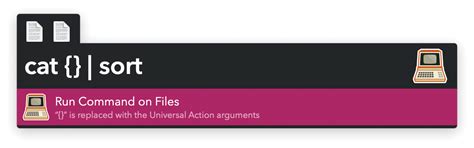 Alfred Gallery • Workflows • Run Command