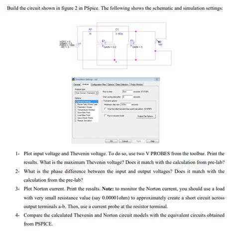 Build The Circuit Shown In Figure In PSpice The Chegg Com