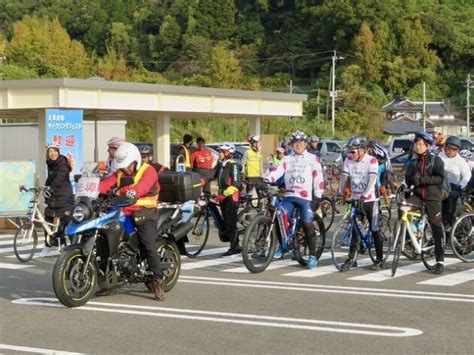 あまいちサイクリングクラブ 第9回 天草四郎サイクリングフェスタ 第56回 九州ブロックサイクリング大会 スタート 上天草市 姫戸