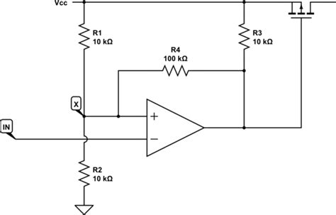 Does It Matter How Big The Pull Up Resistor Is For A Comparator Electrical Engineering Stack