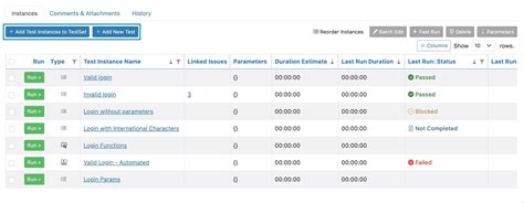 Test Sets Runs PractiTest