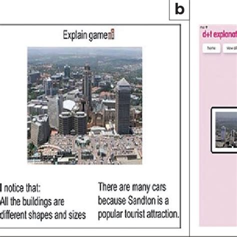 4 Learners Representations Of The Explanation Game On The A Poster Download Scientific