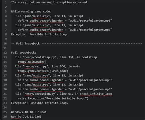 I Got An Infinite Loop Error While Building The Game When I Try To Clauses To Calls Same Error