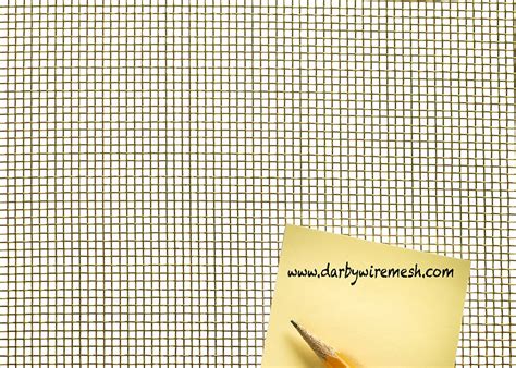 Item 12brs023pl Brass Wire Mesh 12 X 12 Mesh 0023 Diameter Wire On Edward J Darby