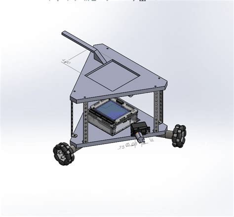 Initial SolidWorks CAD For Robot G Force S Robot Design Project