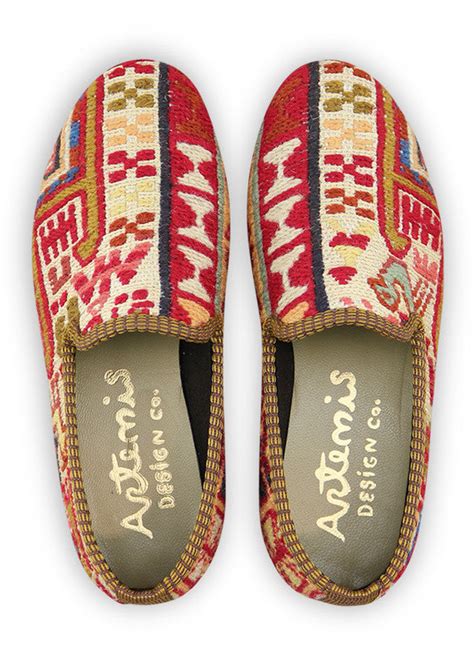 Womens Sumak Kilim Smoking Shoes Size 65 Artemis Design Co