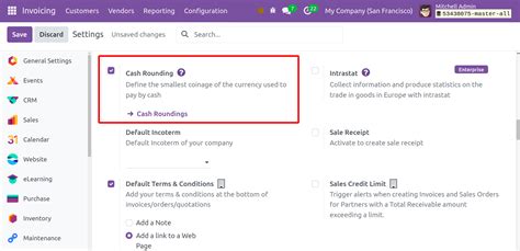 Settings In Odoo 17 Invoicing Odoo 17 Community Book