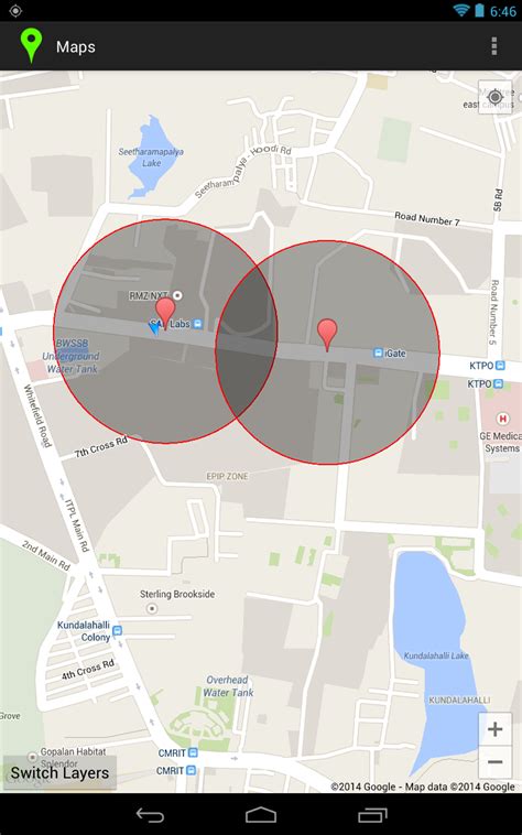 Android Handling Multiple Geofences Transition With Common Area