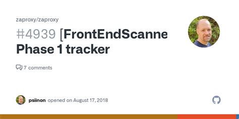 [frontendscanner] phase 1 tracker · issue 4939 · zaproxy zaproxy · github