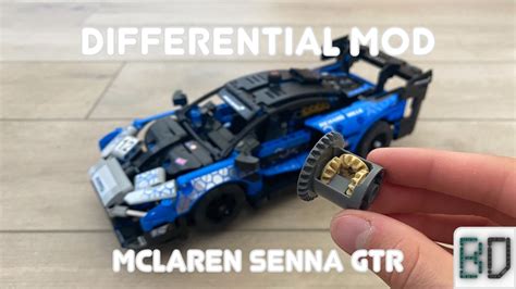 Mclaren Senna Gtr Differential Mod Lego Technic Youtube