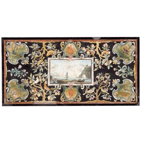 Italian Scagliola Table Top At 1stdibs
