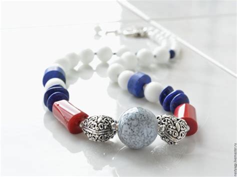 Бусы в морском стиле МОРСКИЕ в интернет магазине на Ярмарке Мастеров