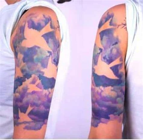 Cloud Sleeve Tattoo Ideas