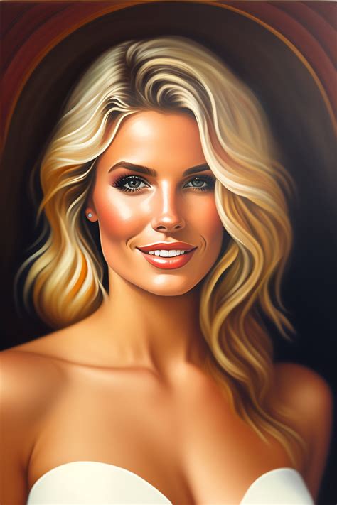 Lexica Portrait Of A Flat Chested Blonde
