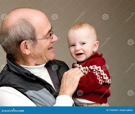 Nonno E Nipote Fotografia Stock Immagine Di Risata Amore