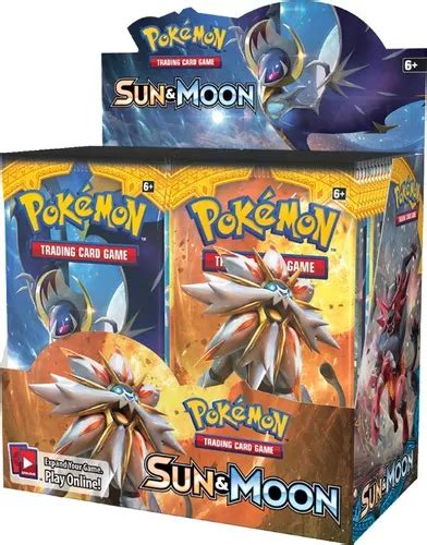 Box Boosters Pokemon Sol E Lua 1 Sun And Moon Tcg Mercadolivre