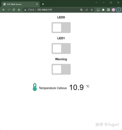 基于arduino的esp32服务器的温度采集显示与led远程控制 知乎