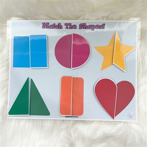 Sort By Shapes Shape Matching Activity Shape Matching Game Shape Activity Printable Prebabe