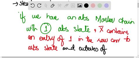 solved explain how you can determine the steady state matrix x of an