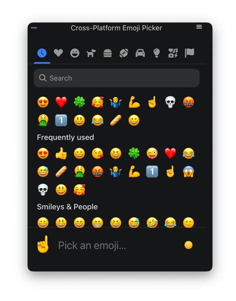 I Made A Free Emoji Picker To Sync My Recent And Favorite Emojis Across Computers Mac Win